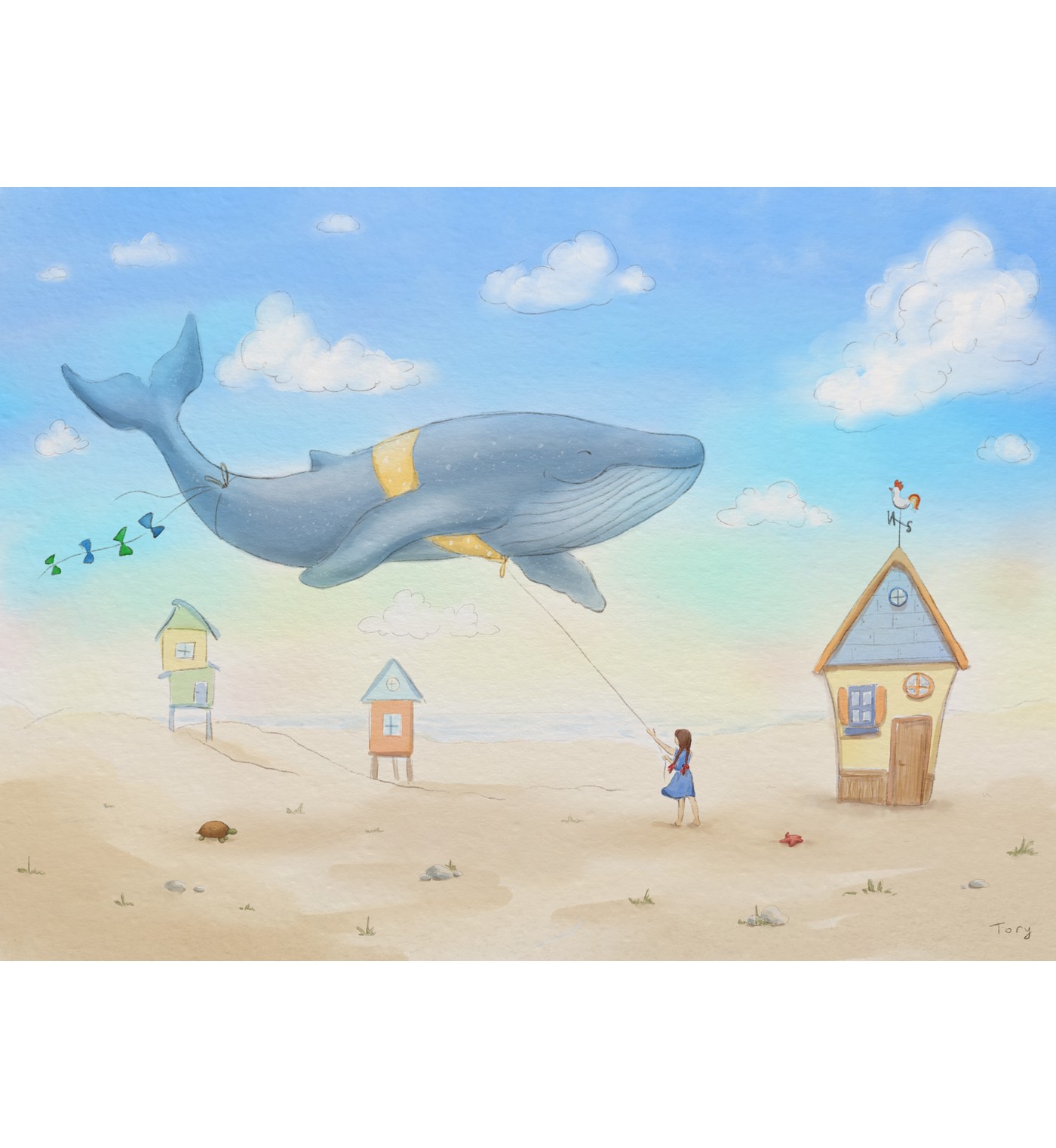 Dream flight - Tory Artist - digital and traditional painting